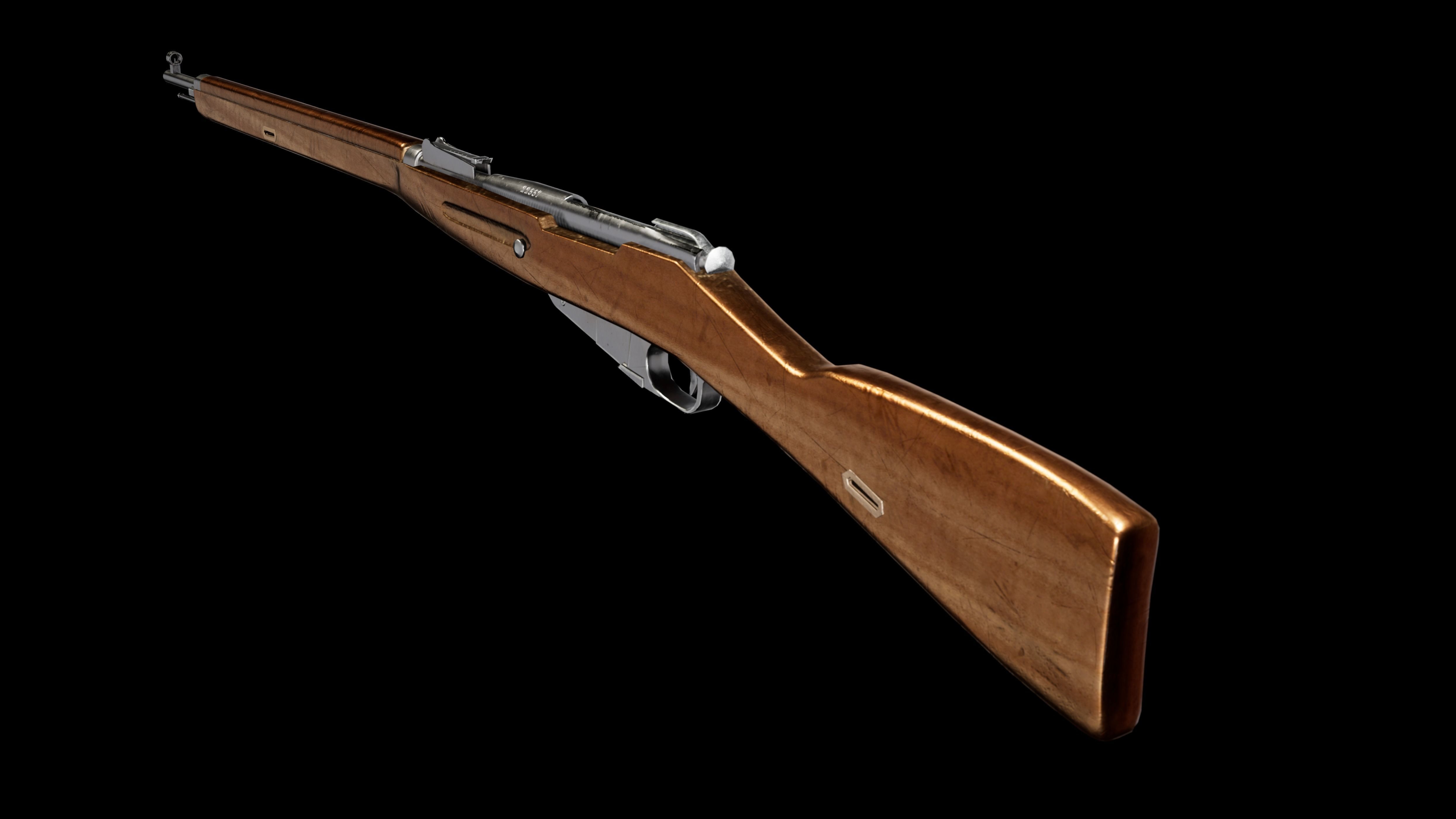 3D model Mosin Rifle VR / AR / low-poly | CGTrader