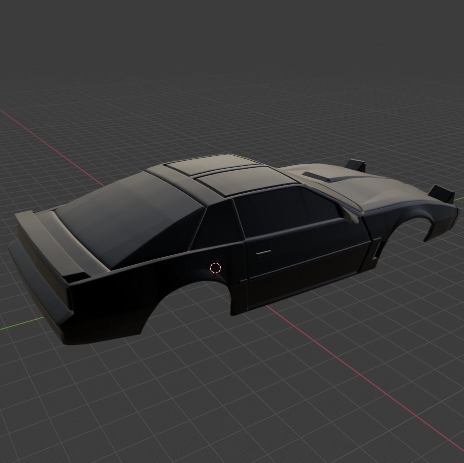 PONTIAC FIREBIRD KITT 1982 BODY SHELL RC 3D PRINT MODEL CAR 3D model 3D ...