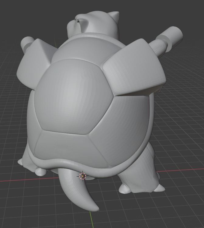 POKEMON 9 - BLASTOISE 3D model 3D printable | CGTrader