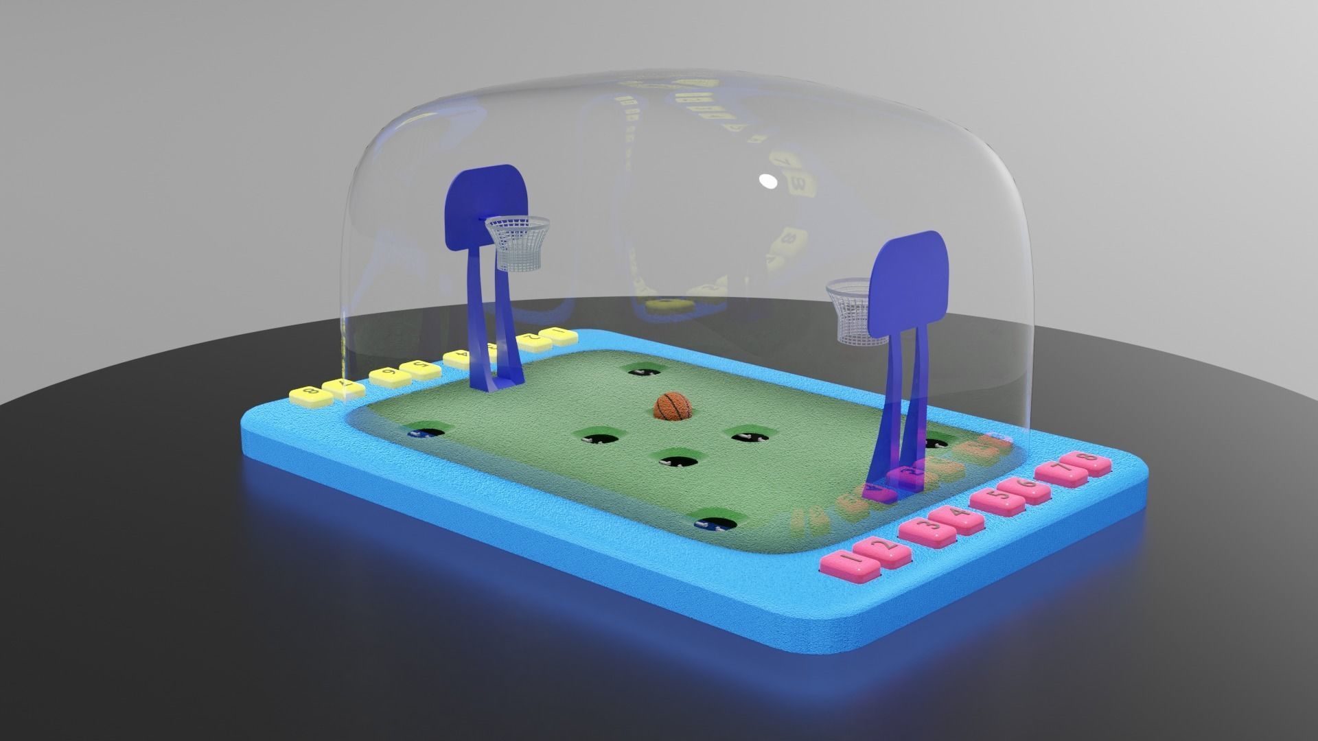 finger basketball 3D model | CGTrader