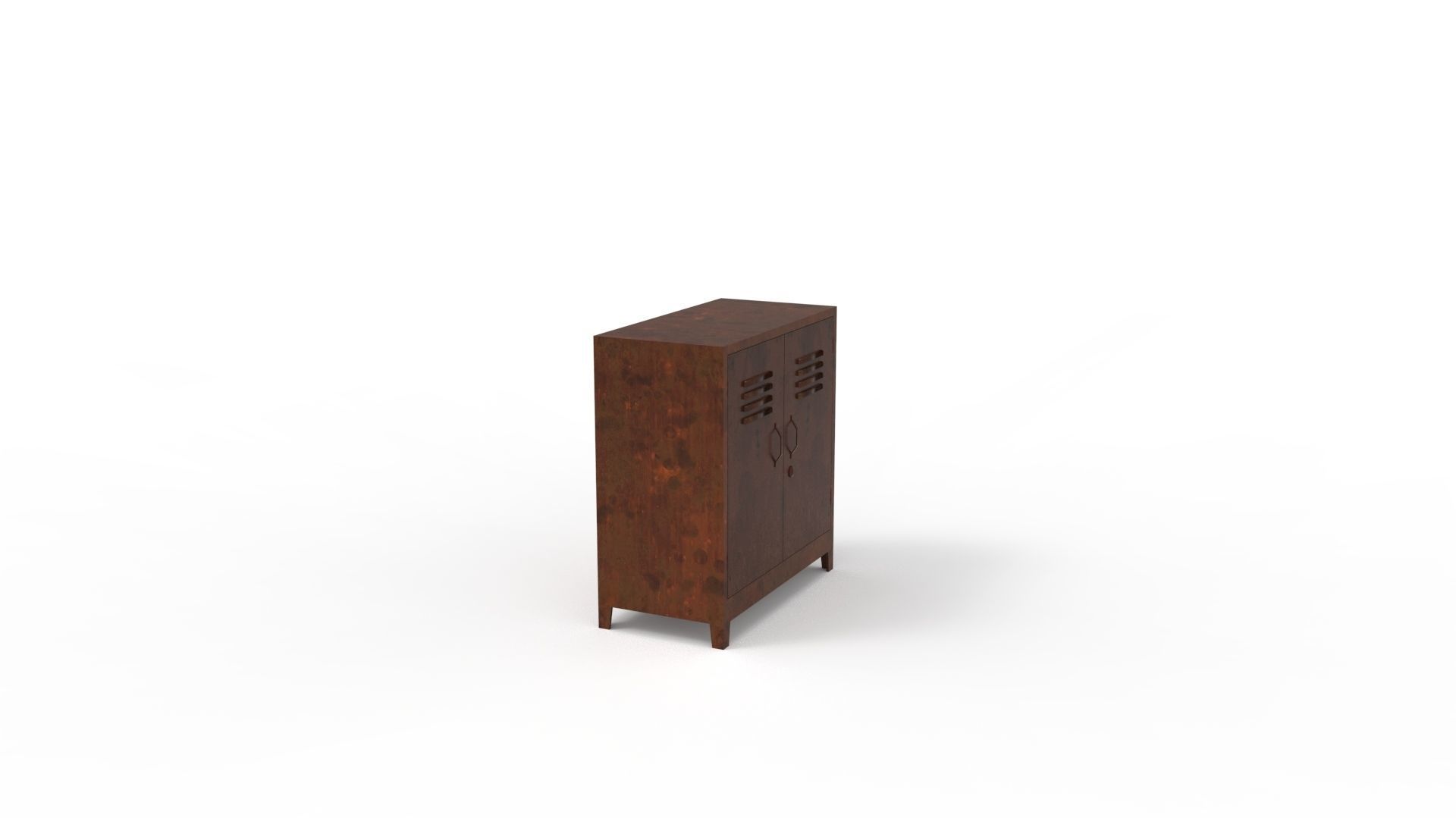 3D Model Collection METAL CABINET-RUSTY VR / AR / low-poly | CGTrader