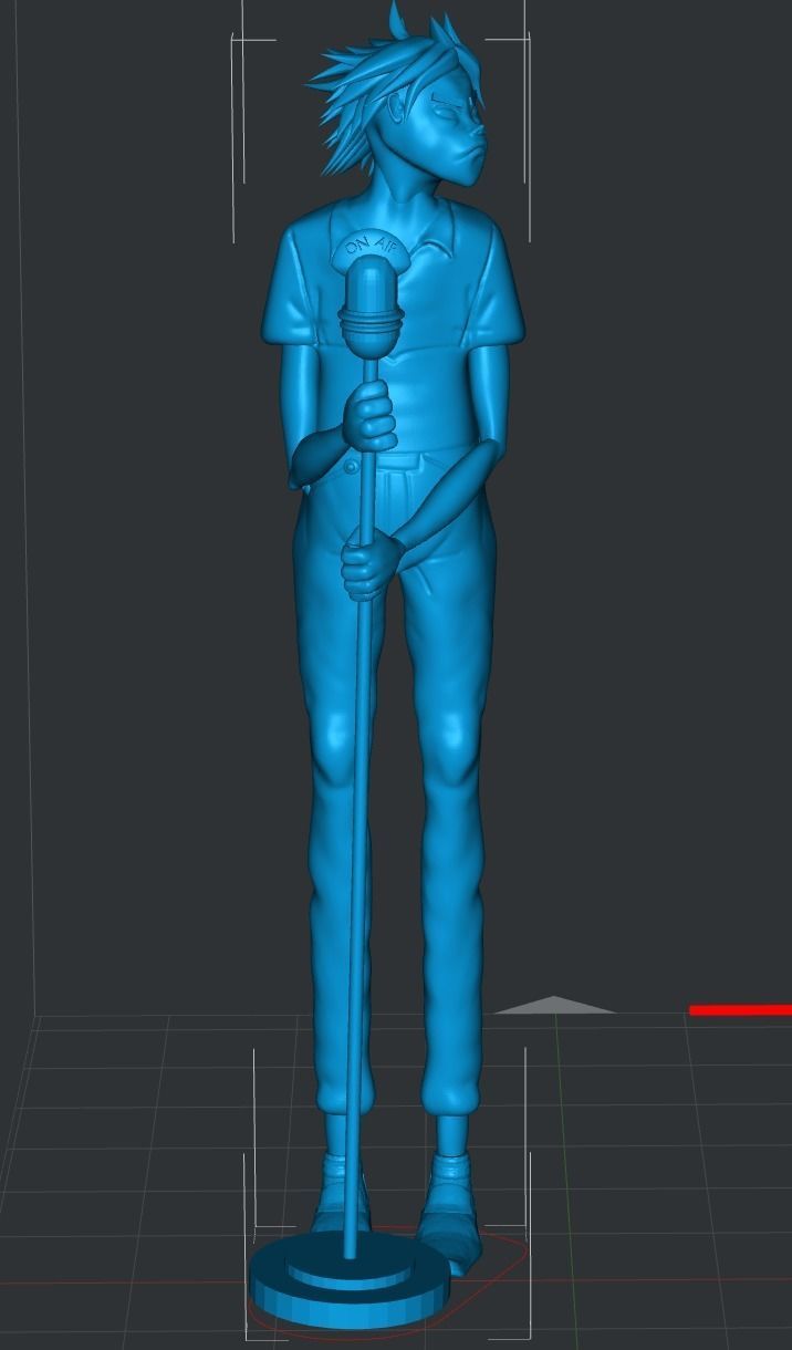 Gorillaz 2d Tranz video 3D model 3D printable | CGTrader