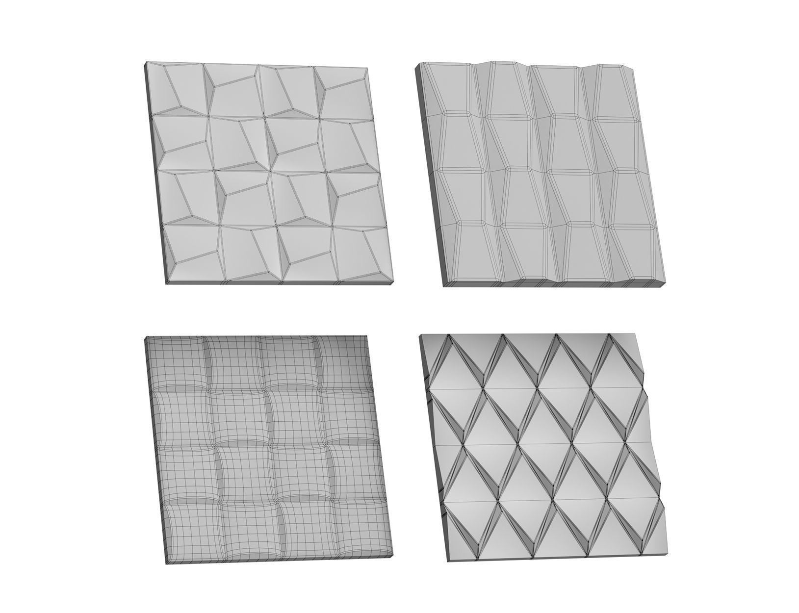 Texture Fluted Glass Set 07 VR / AR / low-poly | CGTrader
