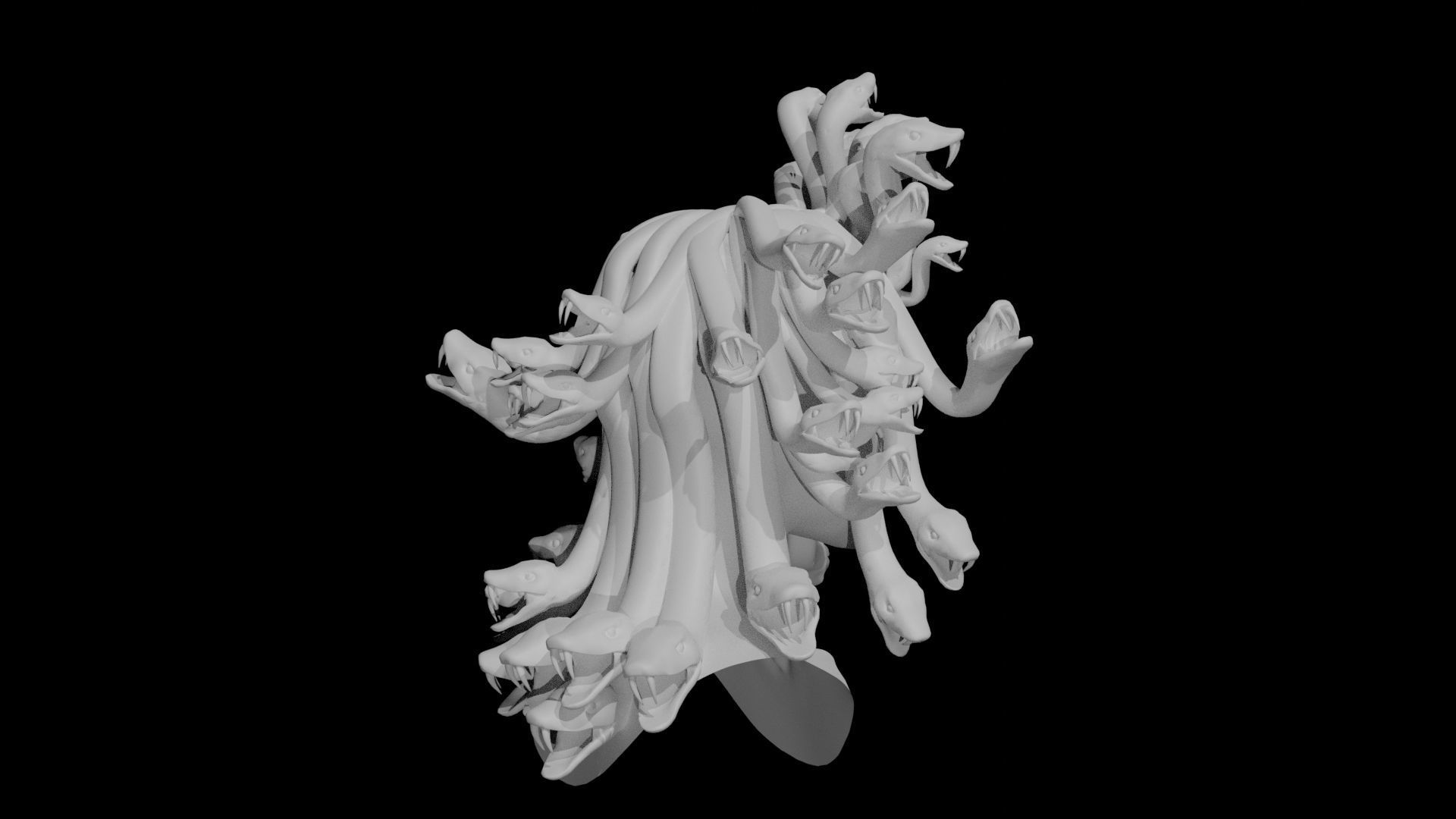 3D model Medusa statue VR / AR / low-poly | CGTrader