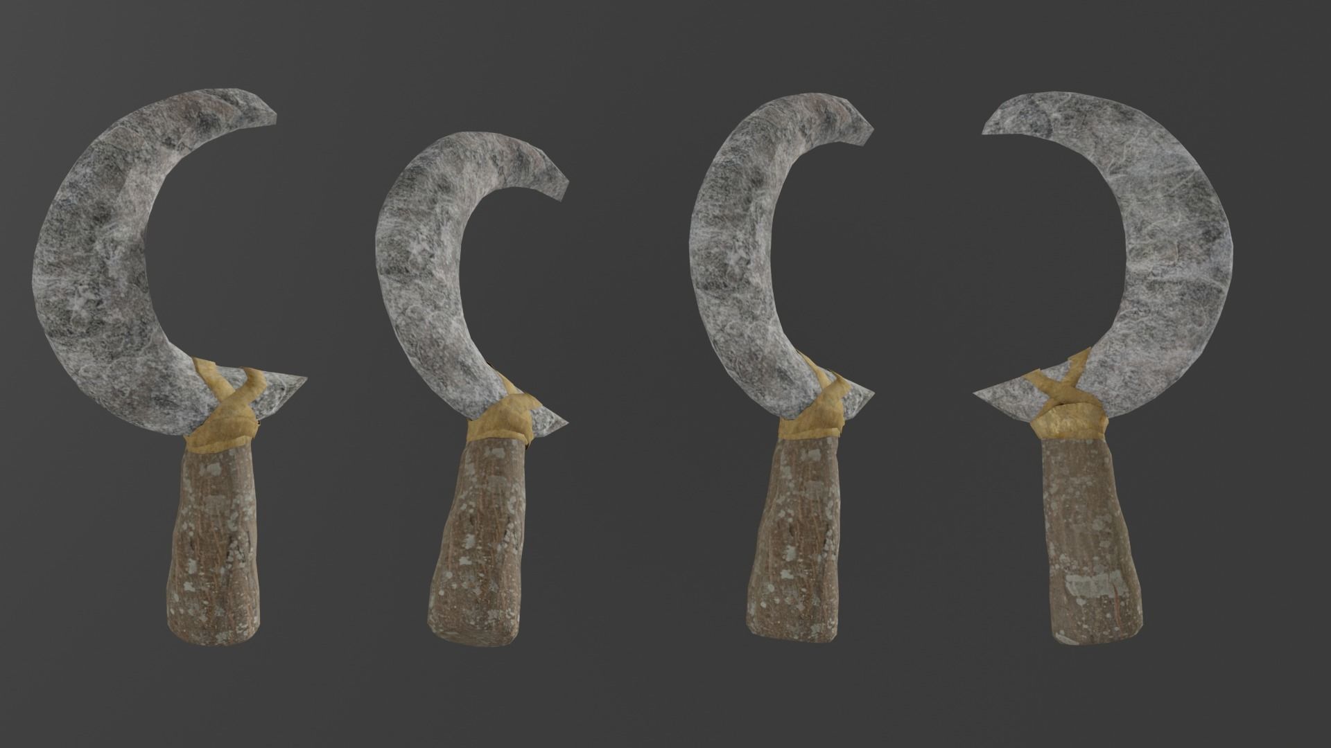Stone Weapons 9 packs 3D model | CGTrader
