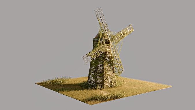 old mill 3D model | CGTrader