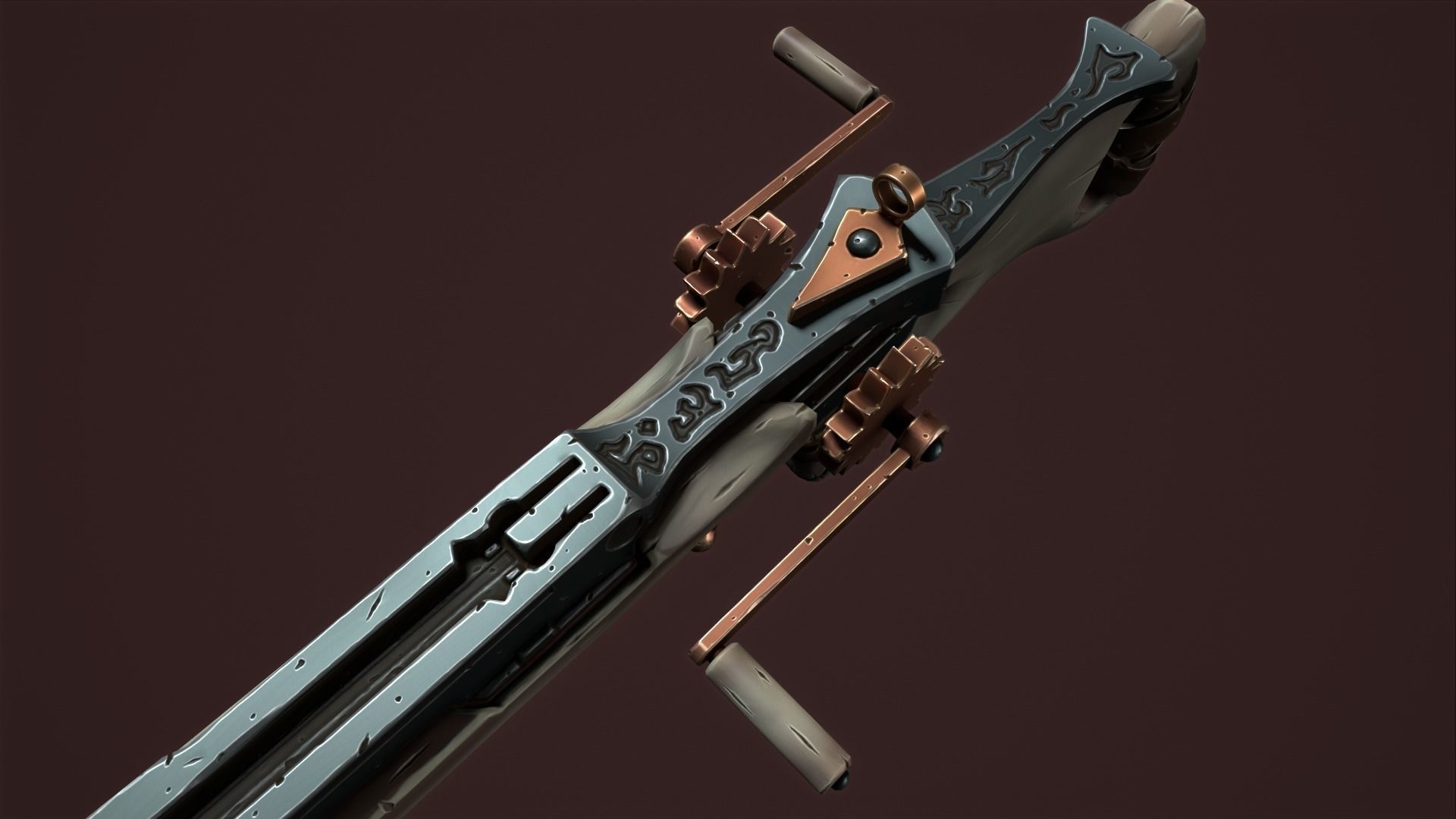 3D model Rune crossbow VR / AR / low-poly | CGTrader