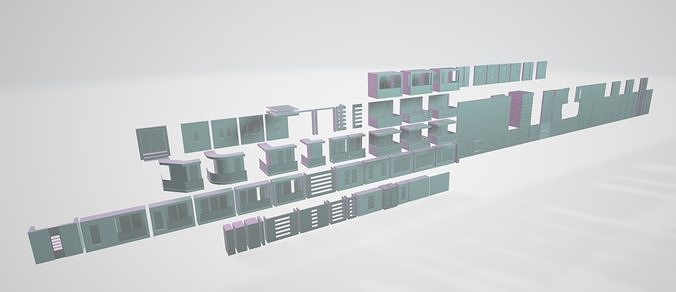 Architectural Building blocks for creating assets free 3D model | CGTrader