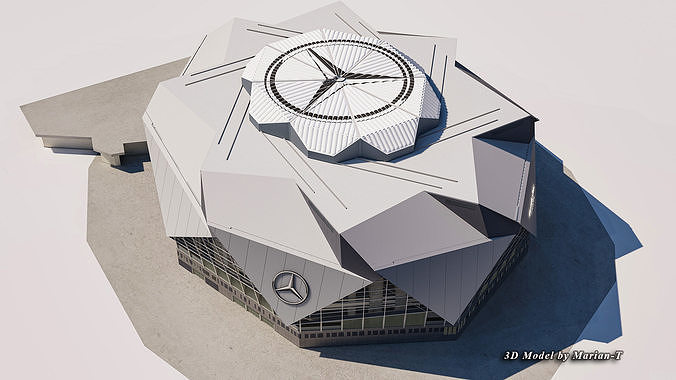 3D model Mercedes-Benz Stadium Atlanta USA VR / AR / low-poly | CGTrader