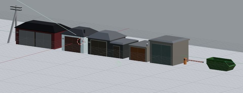 Low poly garage pack free VR / AR / low-poly 3D model | CGTrader