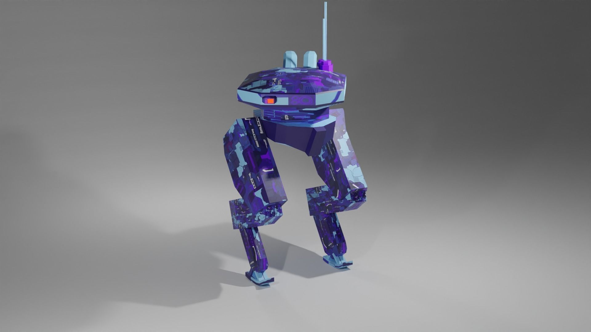 Low-Poly Mech star wars at - at free VR / AR / low-poly 3D model | CGTrader