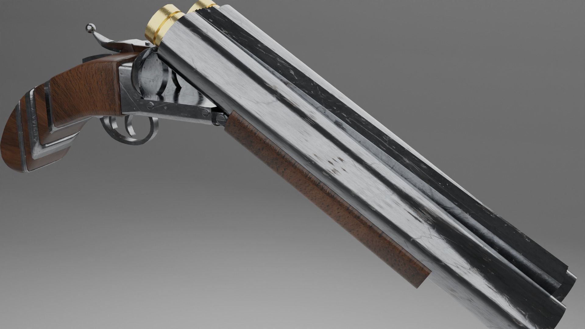 3D model Lupara Gun VR / AR / low-poly | CGTrader