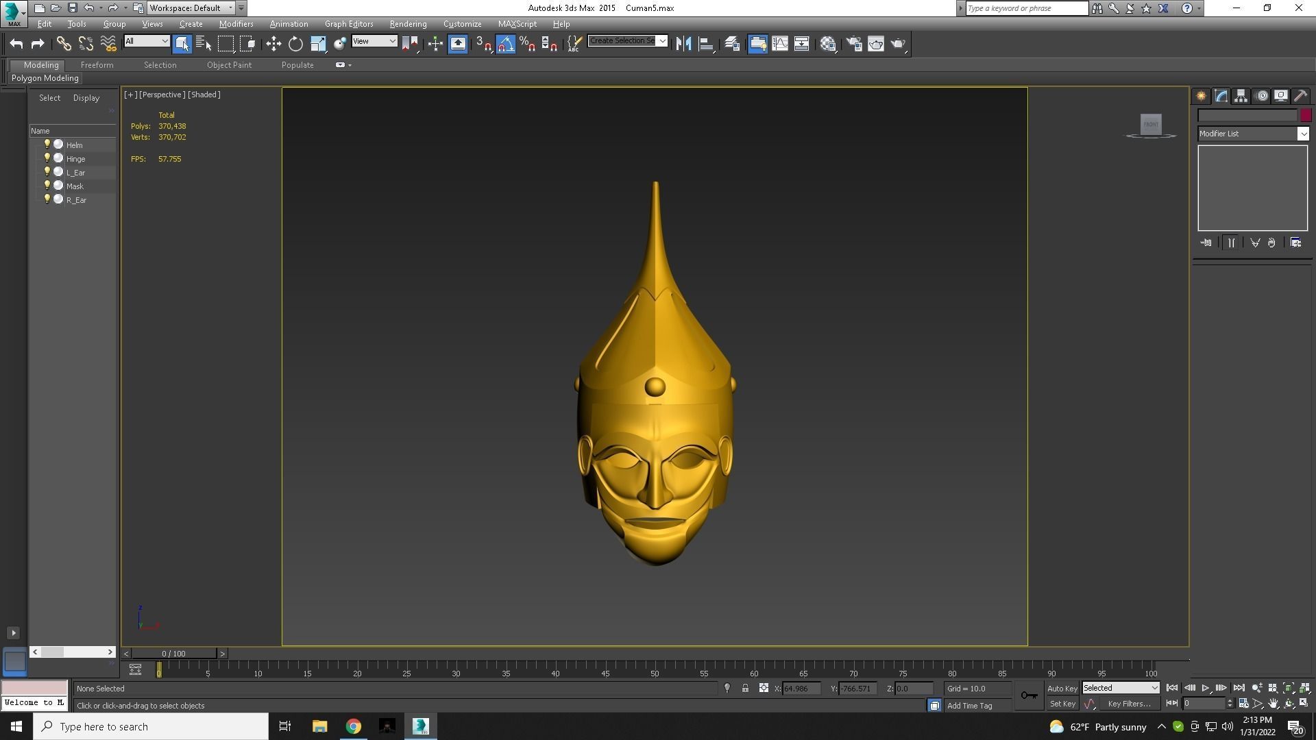 Cuman Kipchak Slavic Helmet and Mask 3D model 3D printable | CGTrader