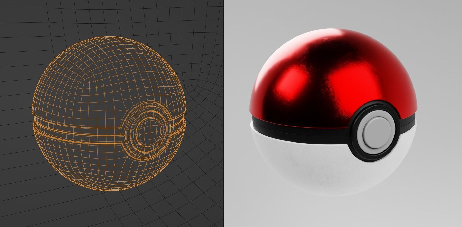 Poke Ball free 3D model | CGTrader