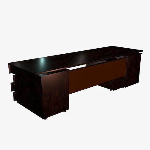 desk office 3D model animated | CGTrader