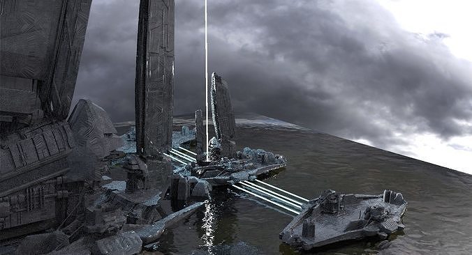 Halo Forerunner Complex Structure 3D model | CGTrader