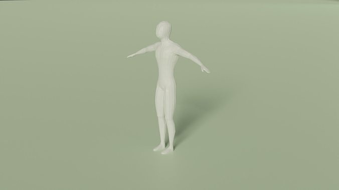 3D model Lowpoly rigged character - Man Low-poly 3D model VR / AR / low ...
