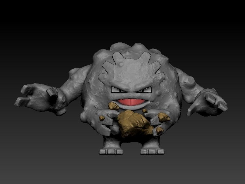 pokemon geodude evolution pack 3D model 3D printable | CGTrader
