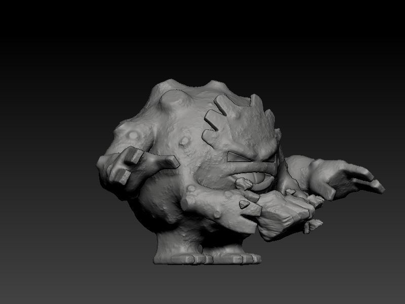 pokemon geodude evolution pack 3D model 3D printable | CGTrader