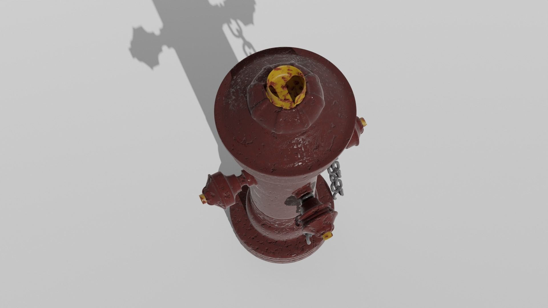 Fire hydrant with rust elements 3D model | CGTrader