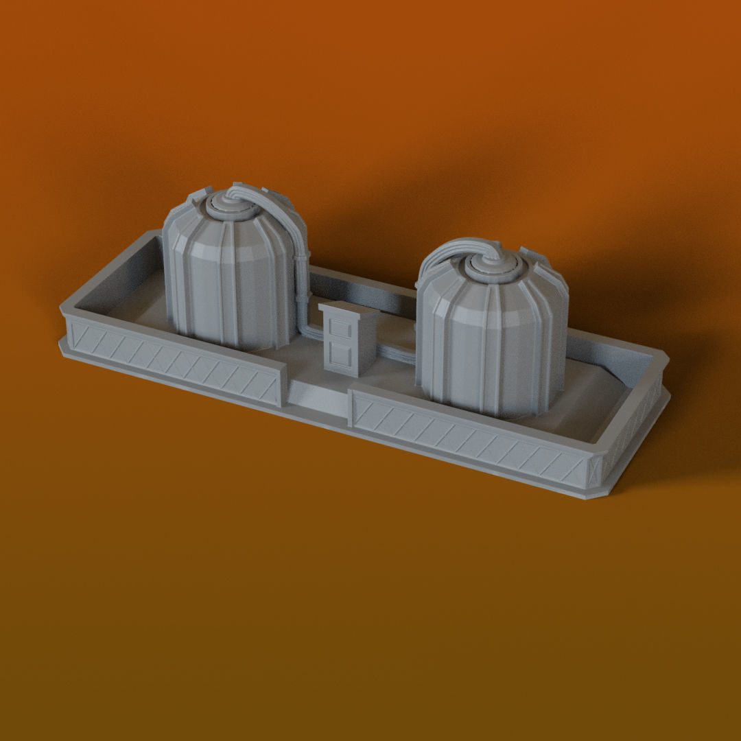 Futuristic Urban 6mm Scale 3D Printable Assets 3D model 3D printable ...