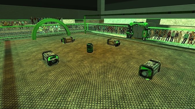 3D model Optimized Simple Battle Arena VR / AR / low-poly | CGTrader