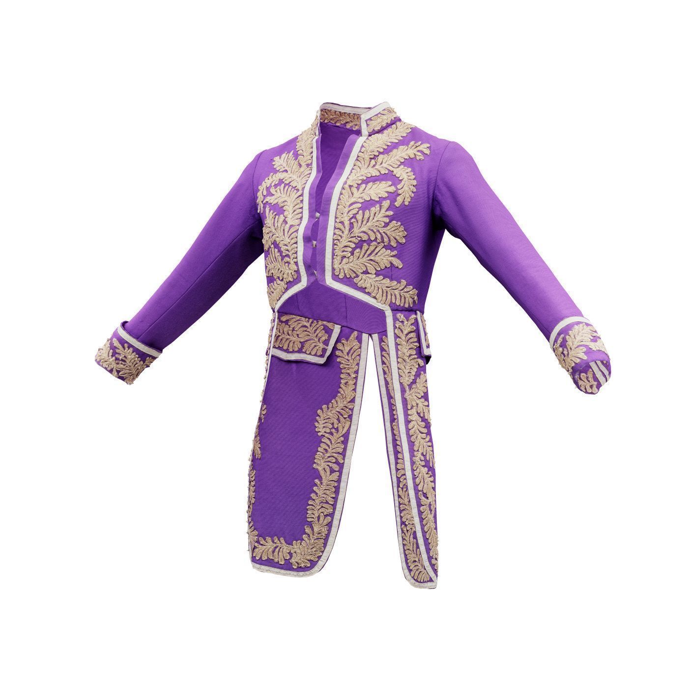 3D model Lackey Jacket Alt VR / AR / low-poly | CGTrader