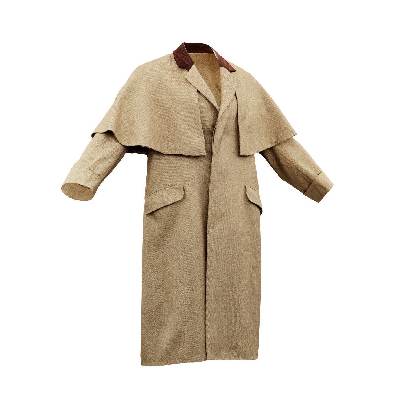 3D model Detective Coat VR / AR / low-poly | CGTrader