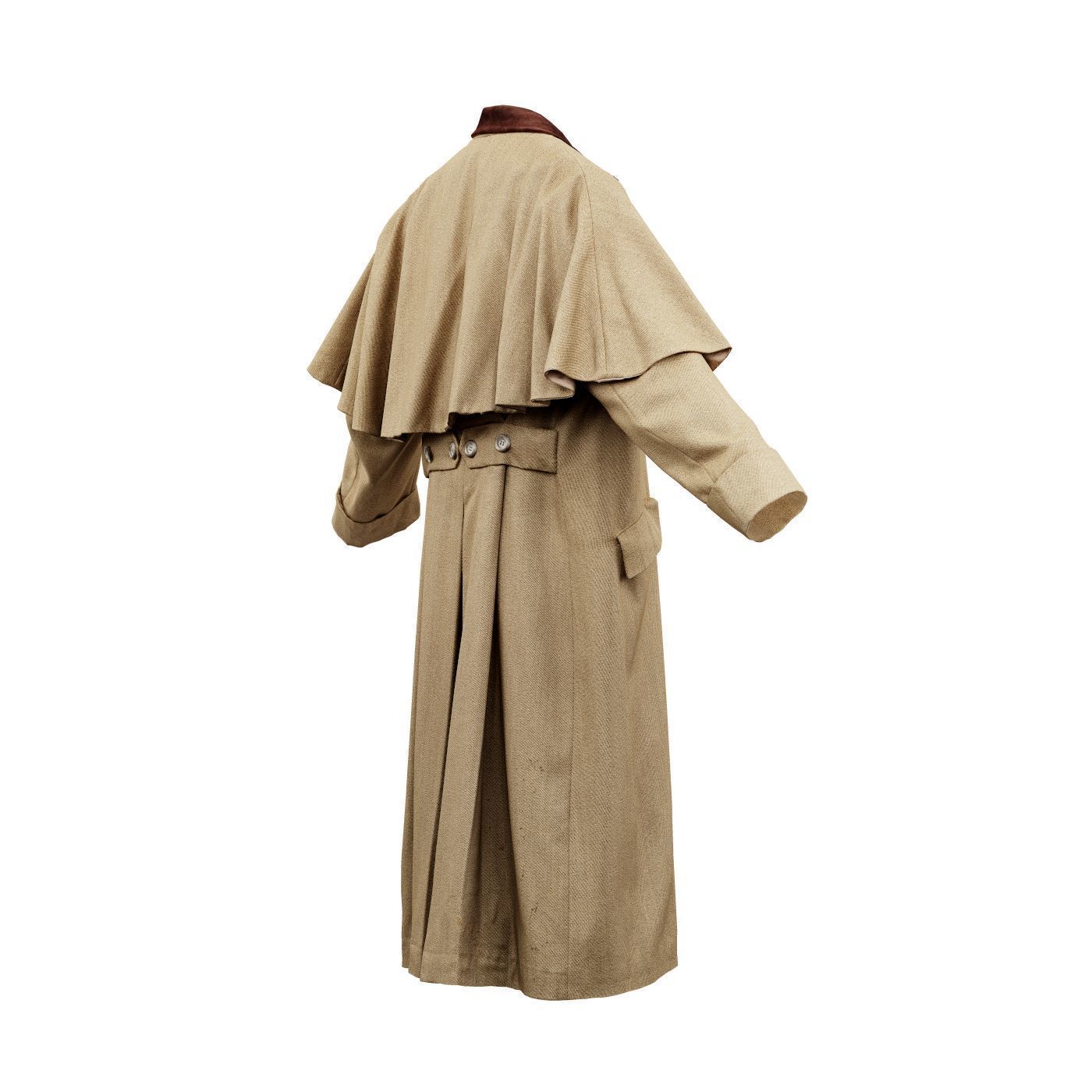 3D model Detective Coat VR / AR / low-poly | CGTrader