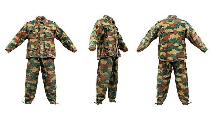 3D model Camouflage Full VR / AR / low-poly | CGTrader