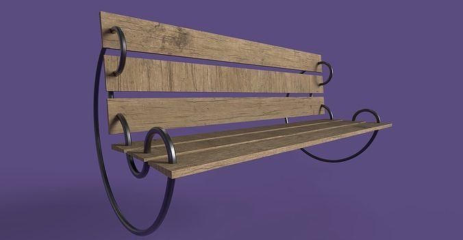 Bench free 3D model | CGTrader