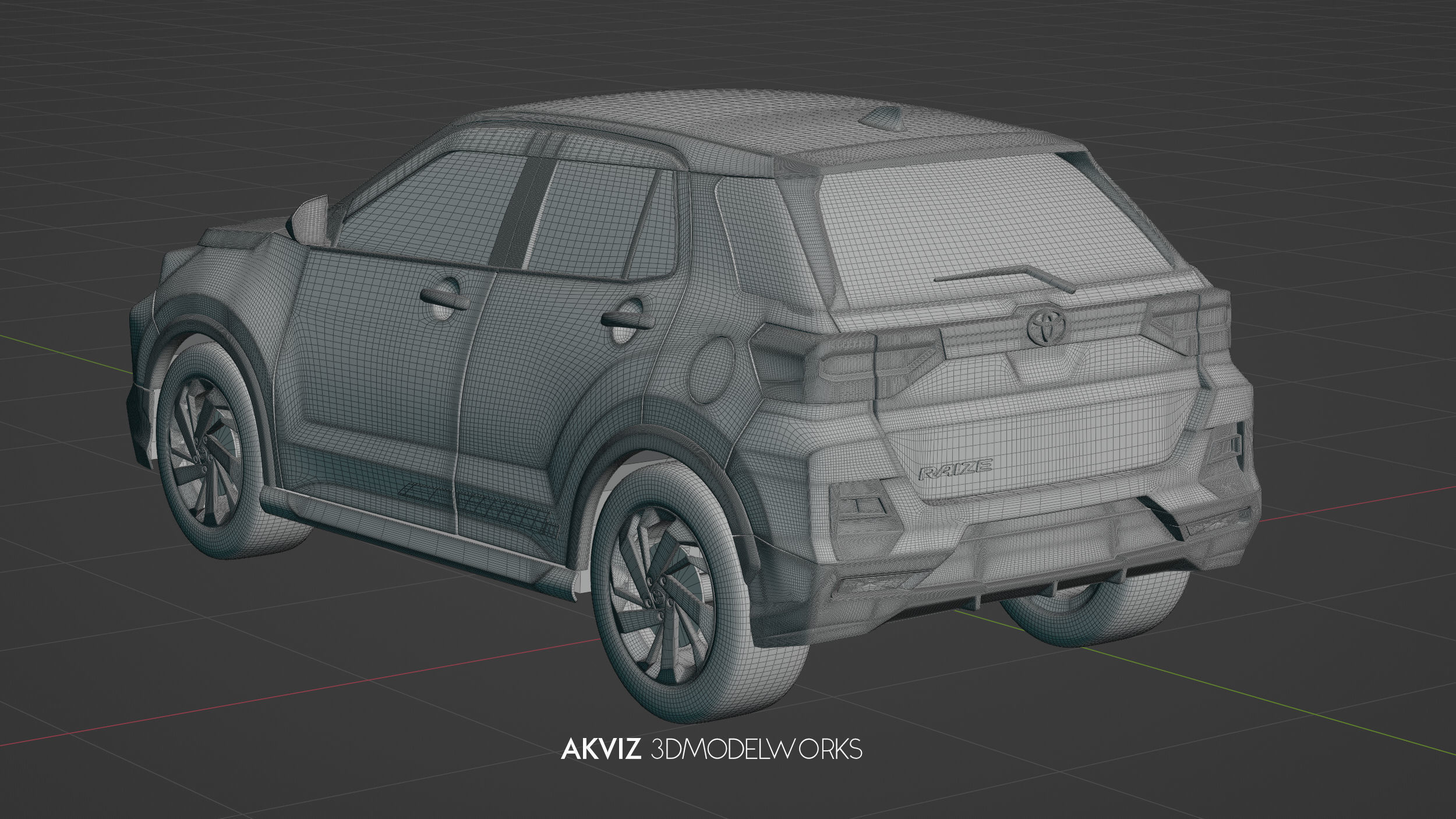 Toyota Raize type Raize GR sport 3D model | CGTrader