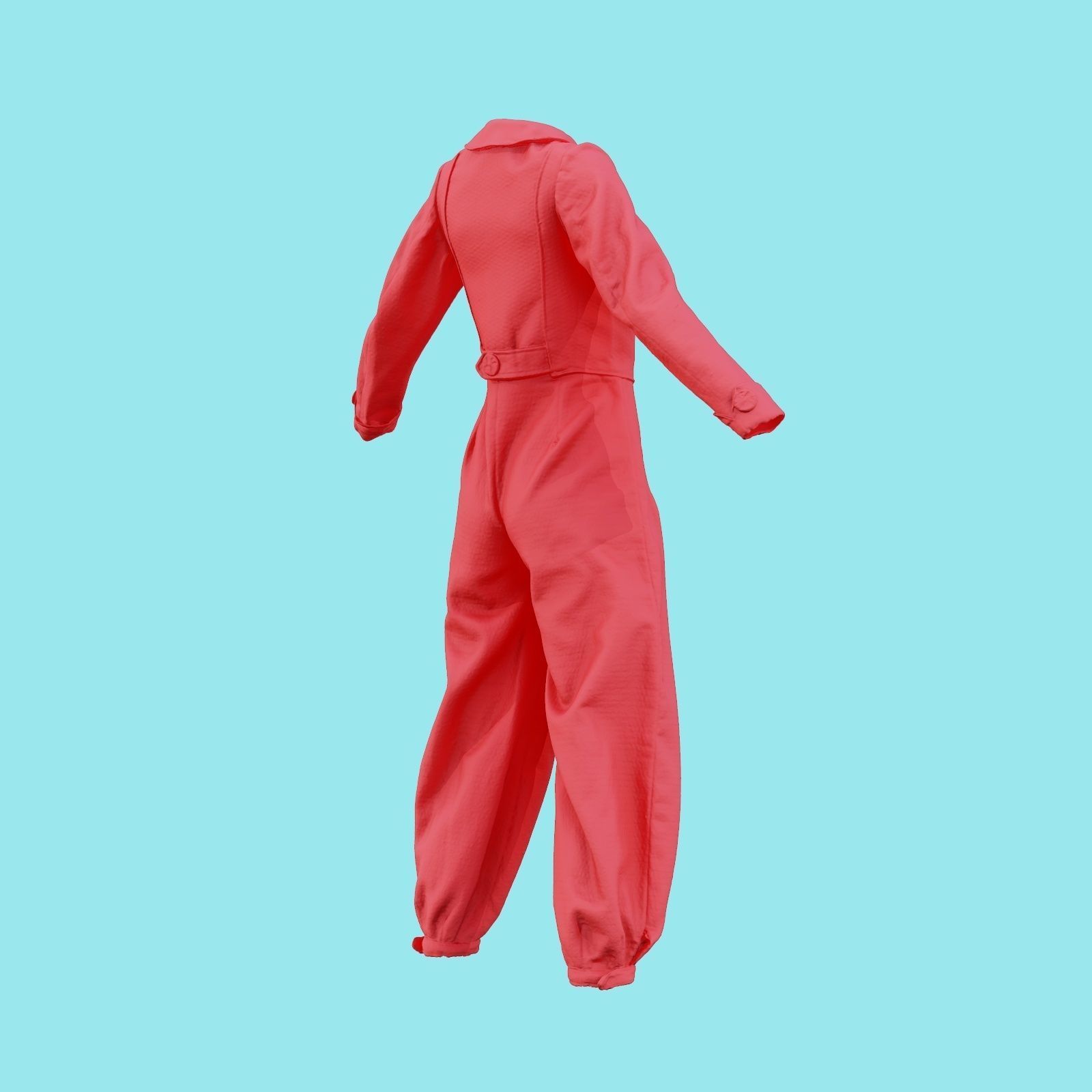 3D model Pilot Bodysuit Closed VR / AR / low-poly | CGTrader