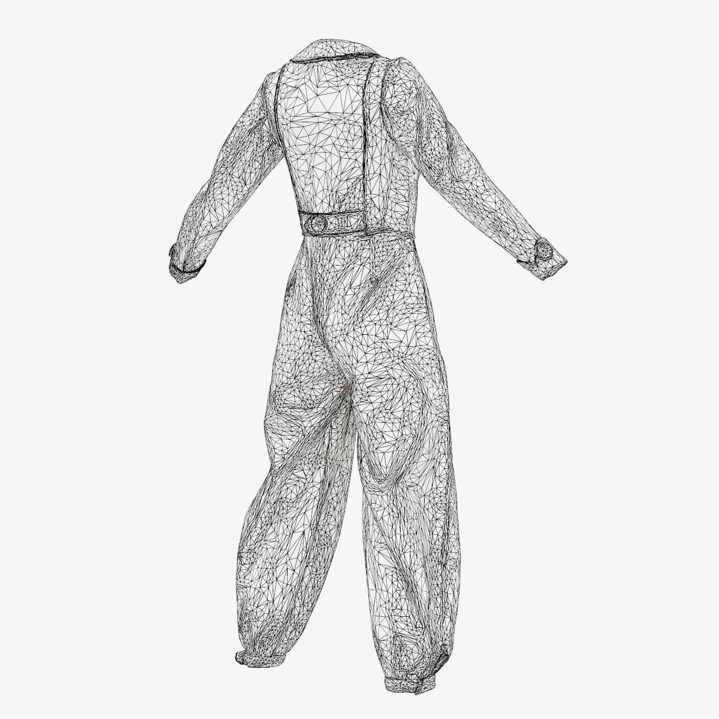 3D model Pilot Bodysuit Closed VR / AR / low-poly | CGTrader