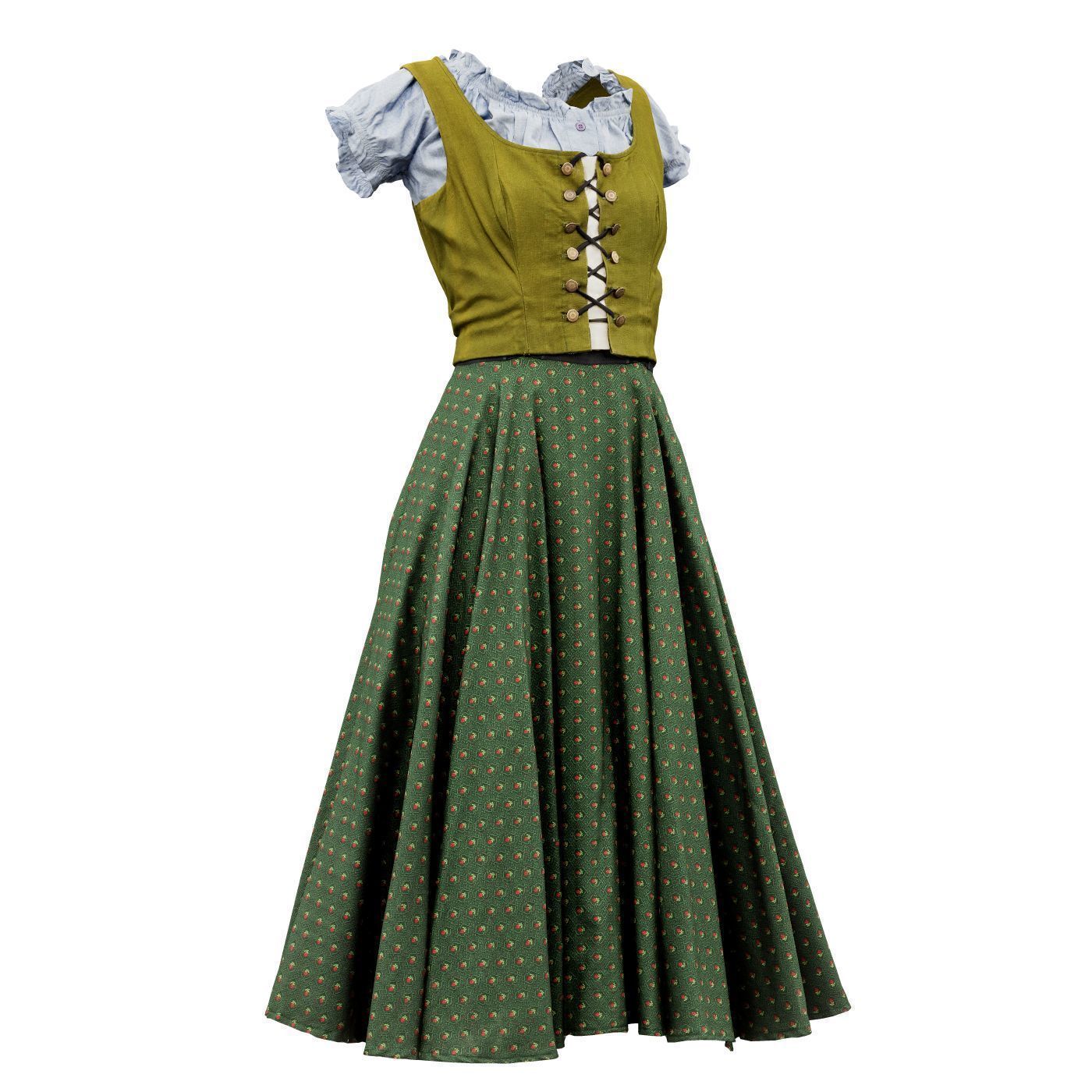 3D model Oktoberfest Dress VR / AR / low-poly | CGTrader