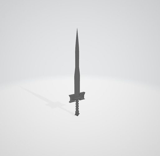 sword 3D model | CGTrader