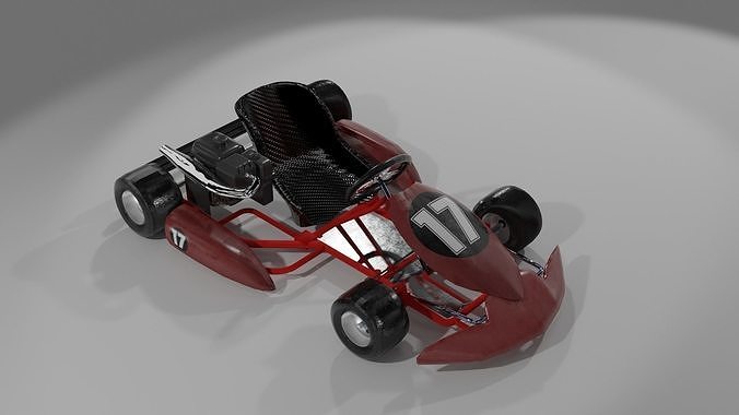 3D model Go-kart go kart VR / AR / low-poly | CGTrader