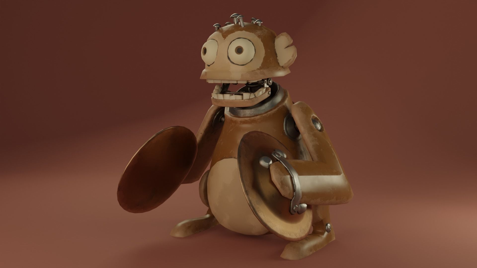 3D model Jinx monkey toy from Arcane VR / AR / low-poly | CGTrader