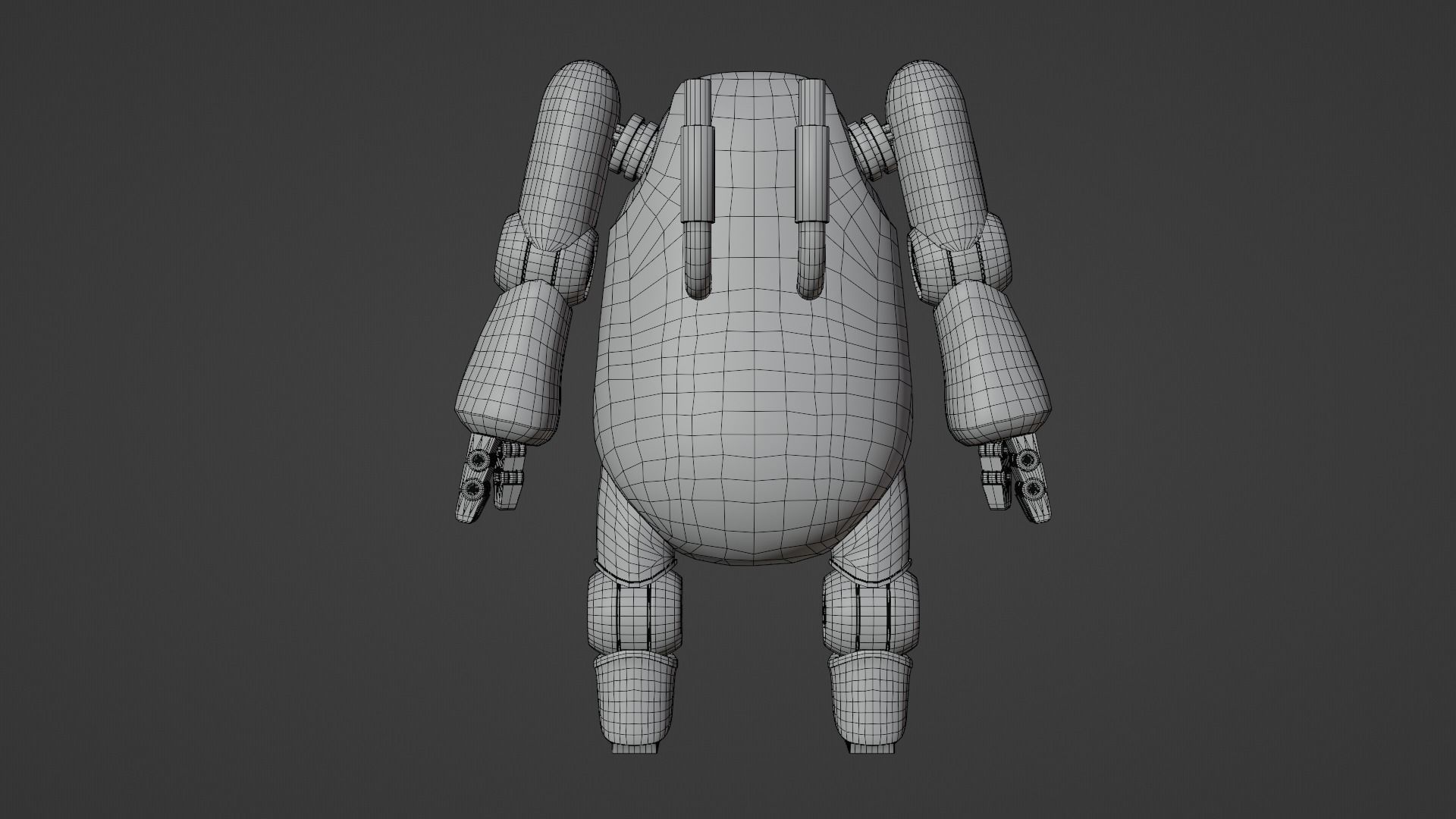 Stylized Robot Sci-Fi free VR / AR / low-poly 3D model rigged | CGTrader