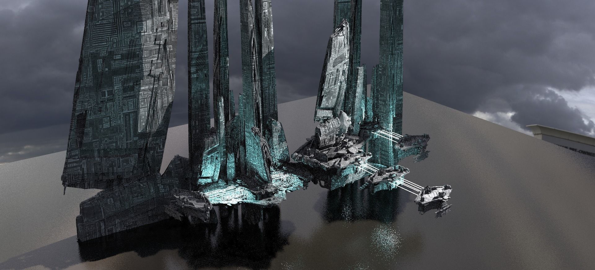 Halo Forerunner Grand structures 2 3D model | CGTrader