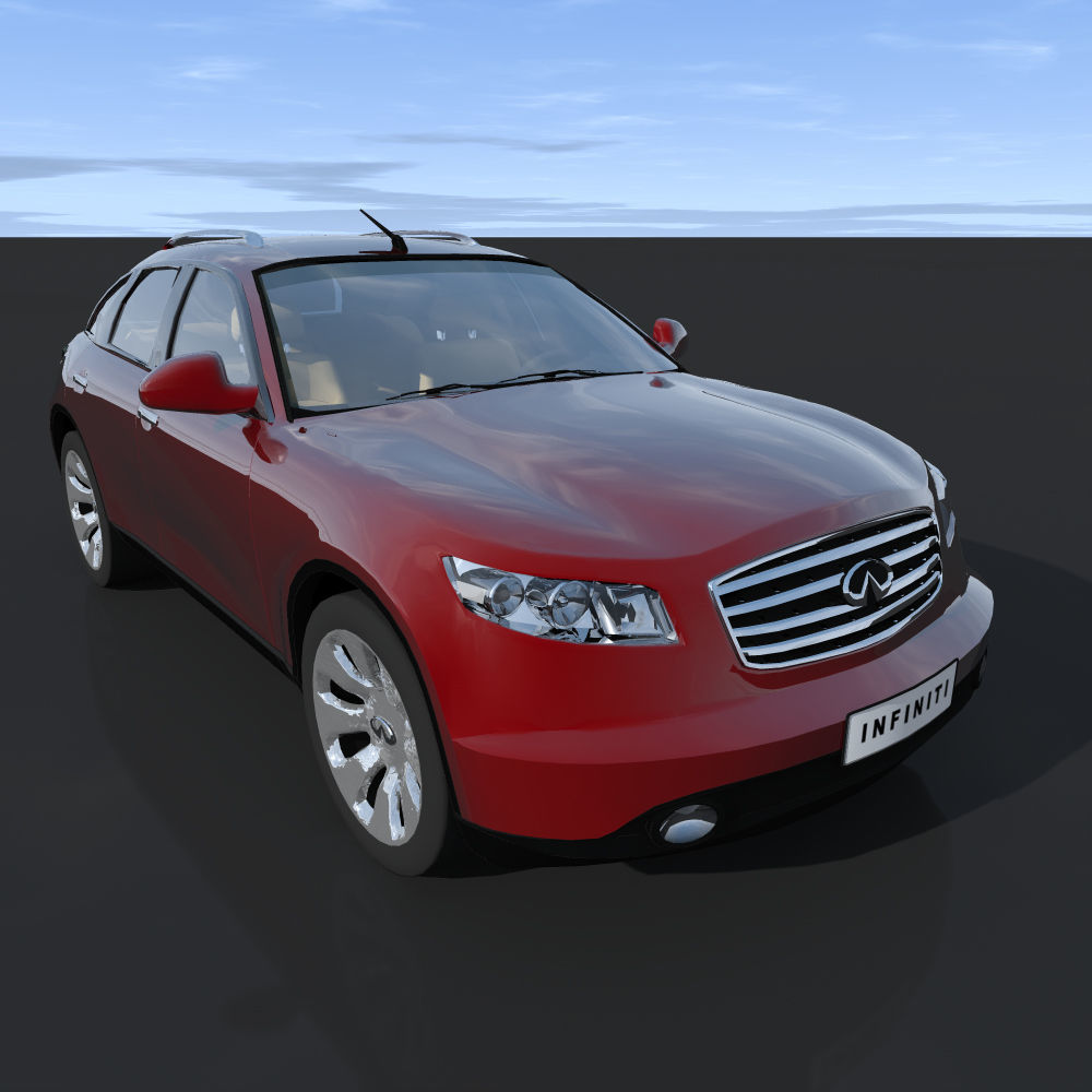 Infiniti FX45 free 3D model | CGTrader