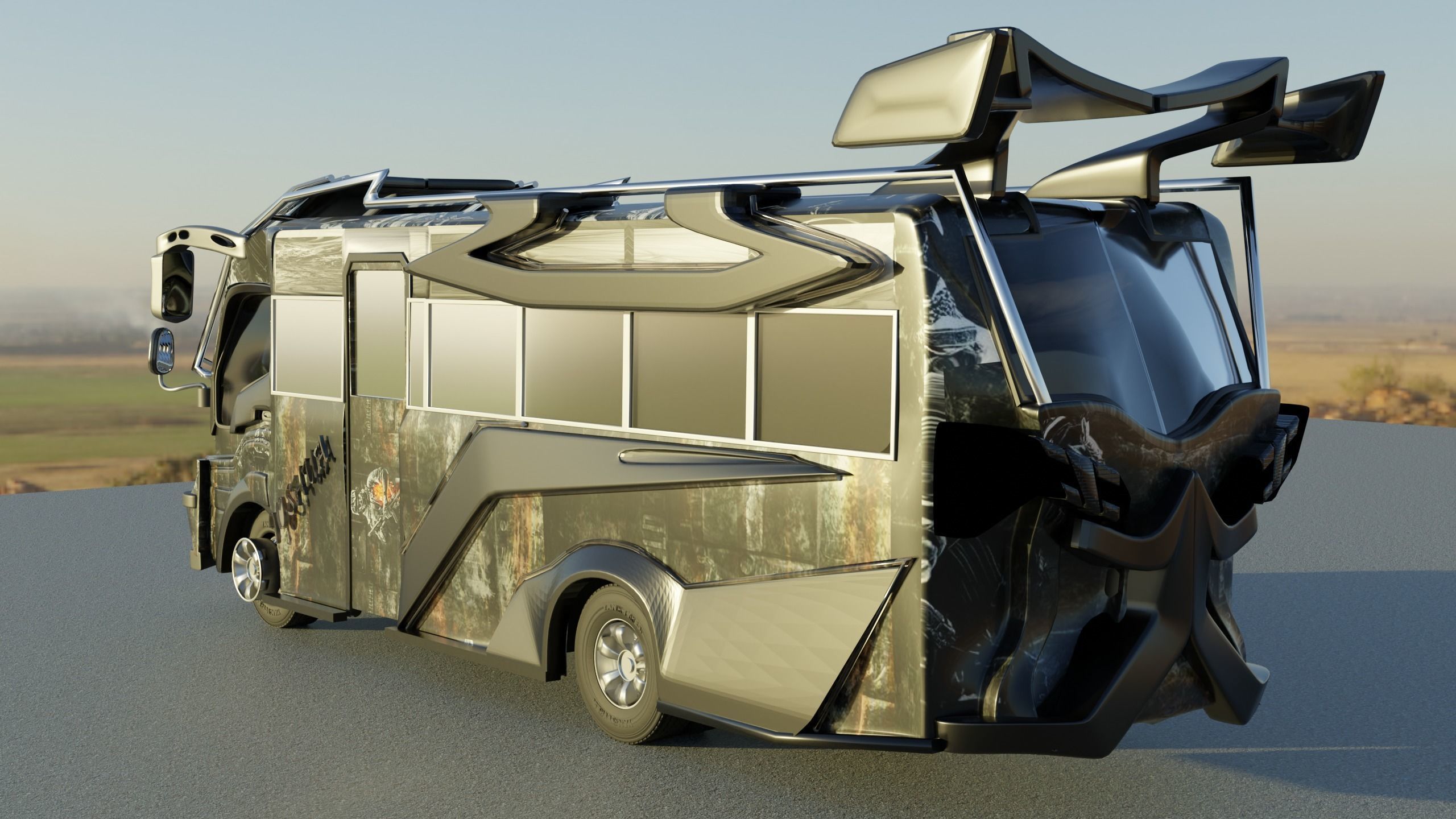 bus matatu 3D model | CGTrader