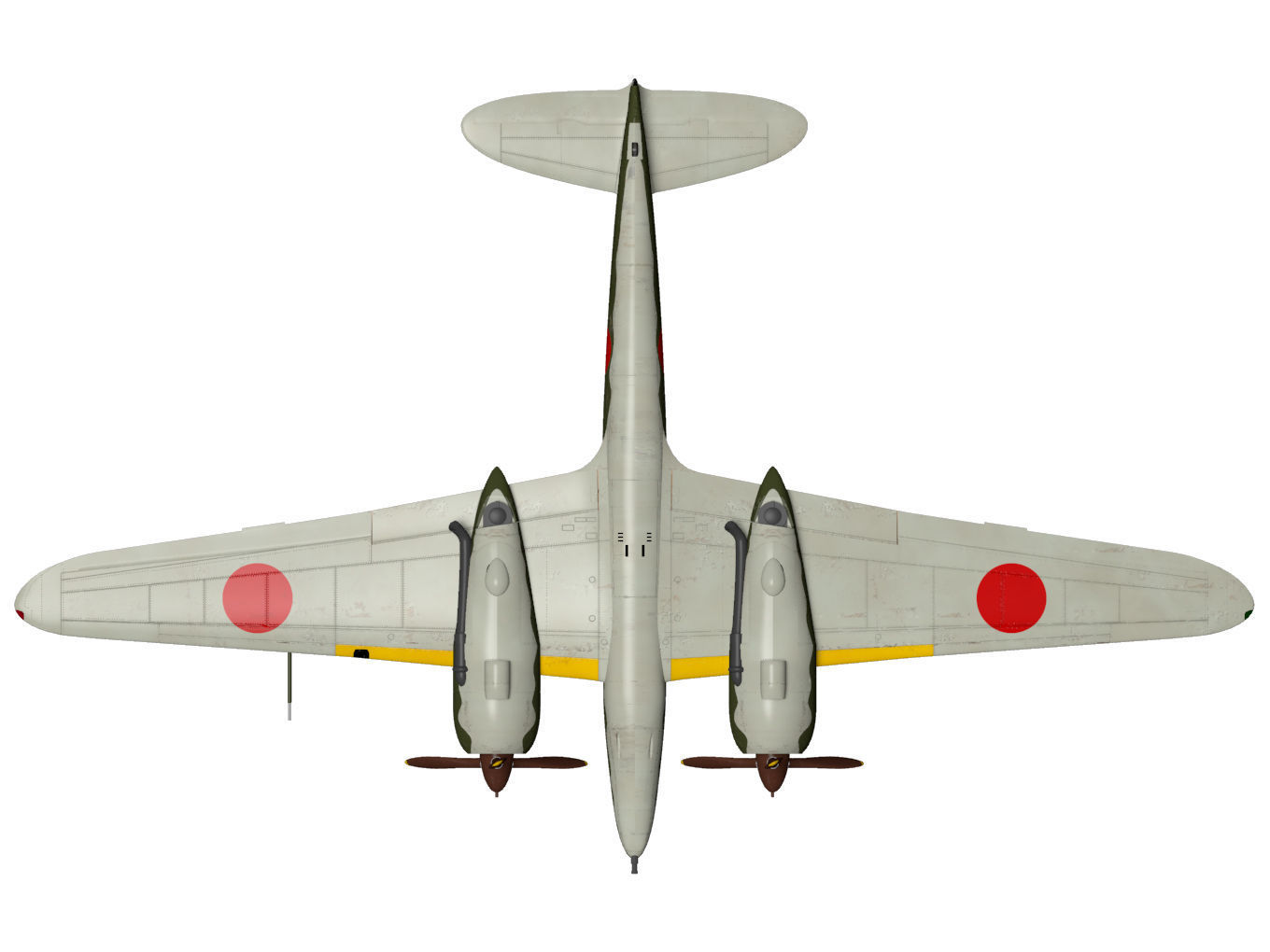 Kawasaki Ki102 hei 3D model | CGTrader
