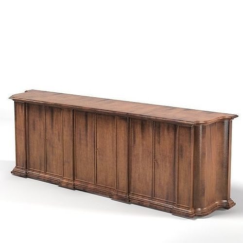 Century classic traditional commode chest buffet 3D model | CGTrader