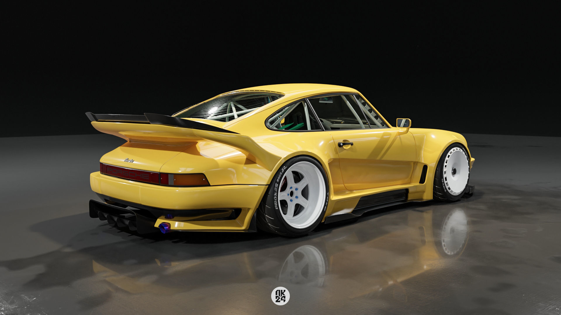 Porsche 911 Widebody kit 3D model | CGTrader