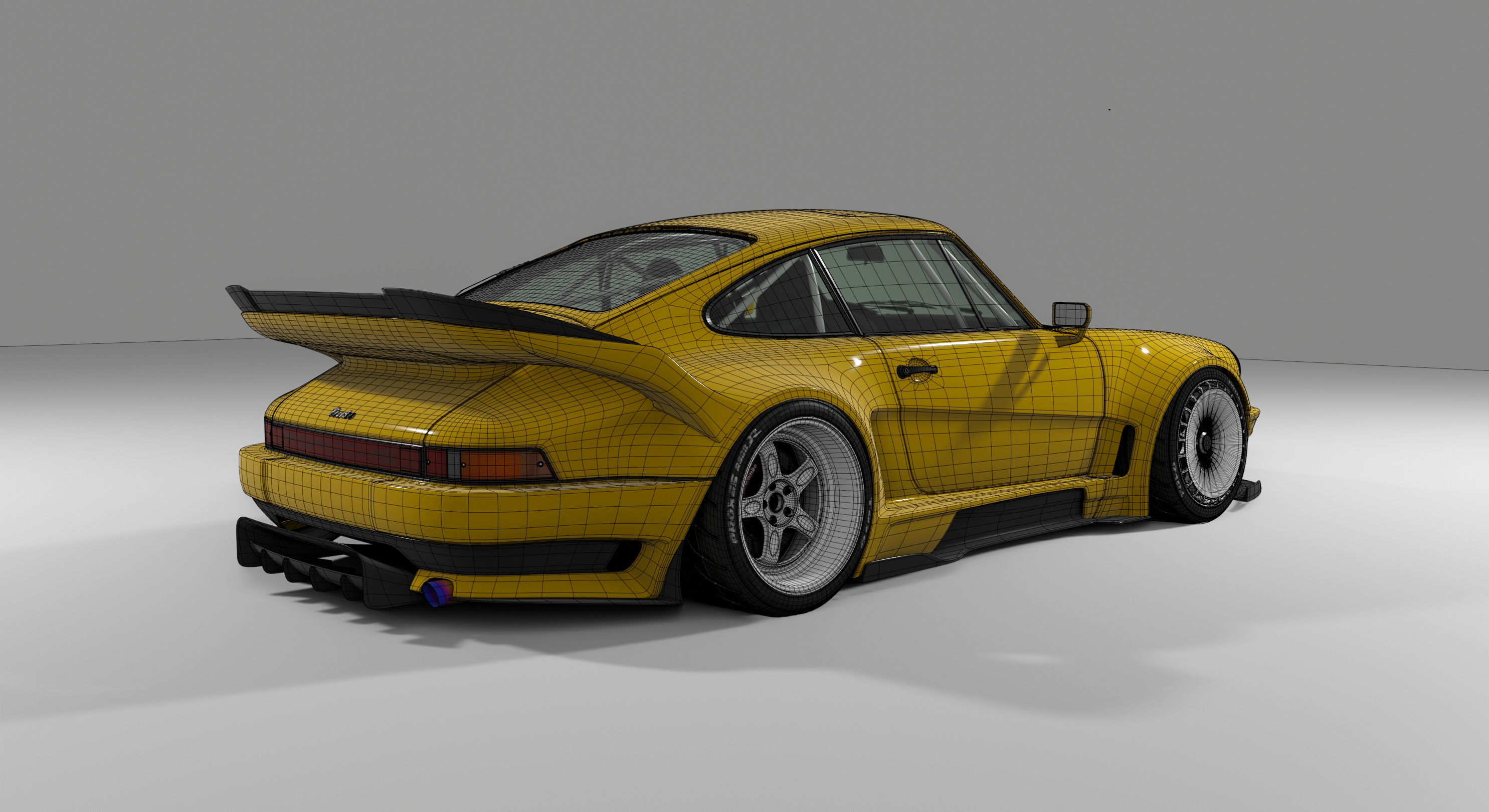 Porsche 911 Widebody kit 3D model | CGTrader