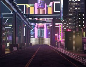Low-poly Cyberpunk 3D Models | CGTrader