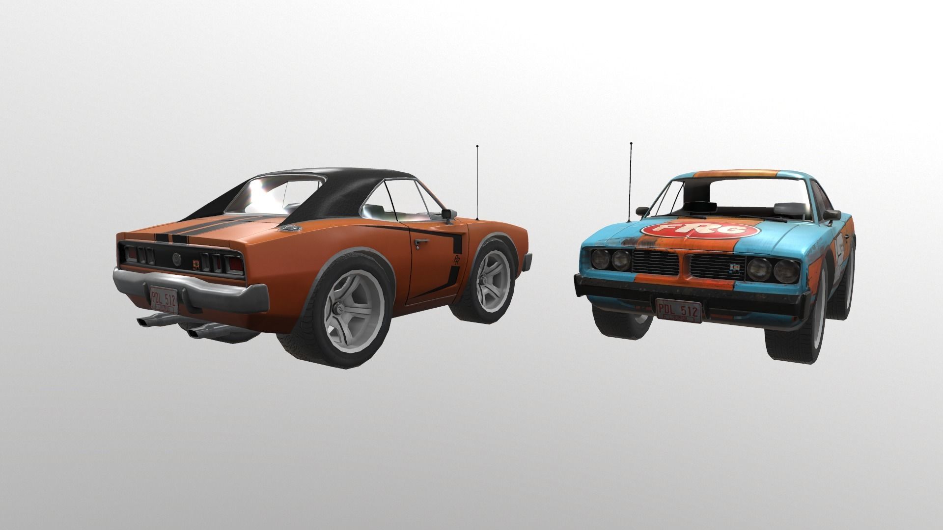 3D model Brawler car VR / AR / low-poly | CGTrader