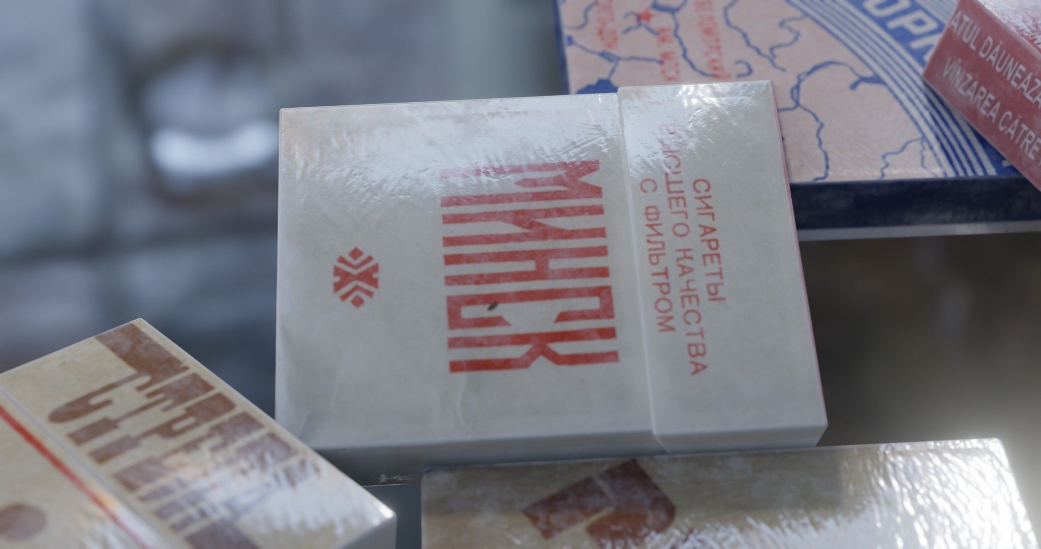 3D model old vintage USSR Cigarette Pack VR / AR / low-poly | CGTrader