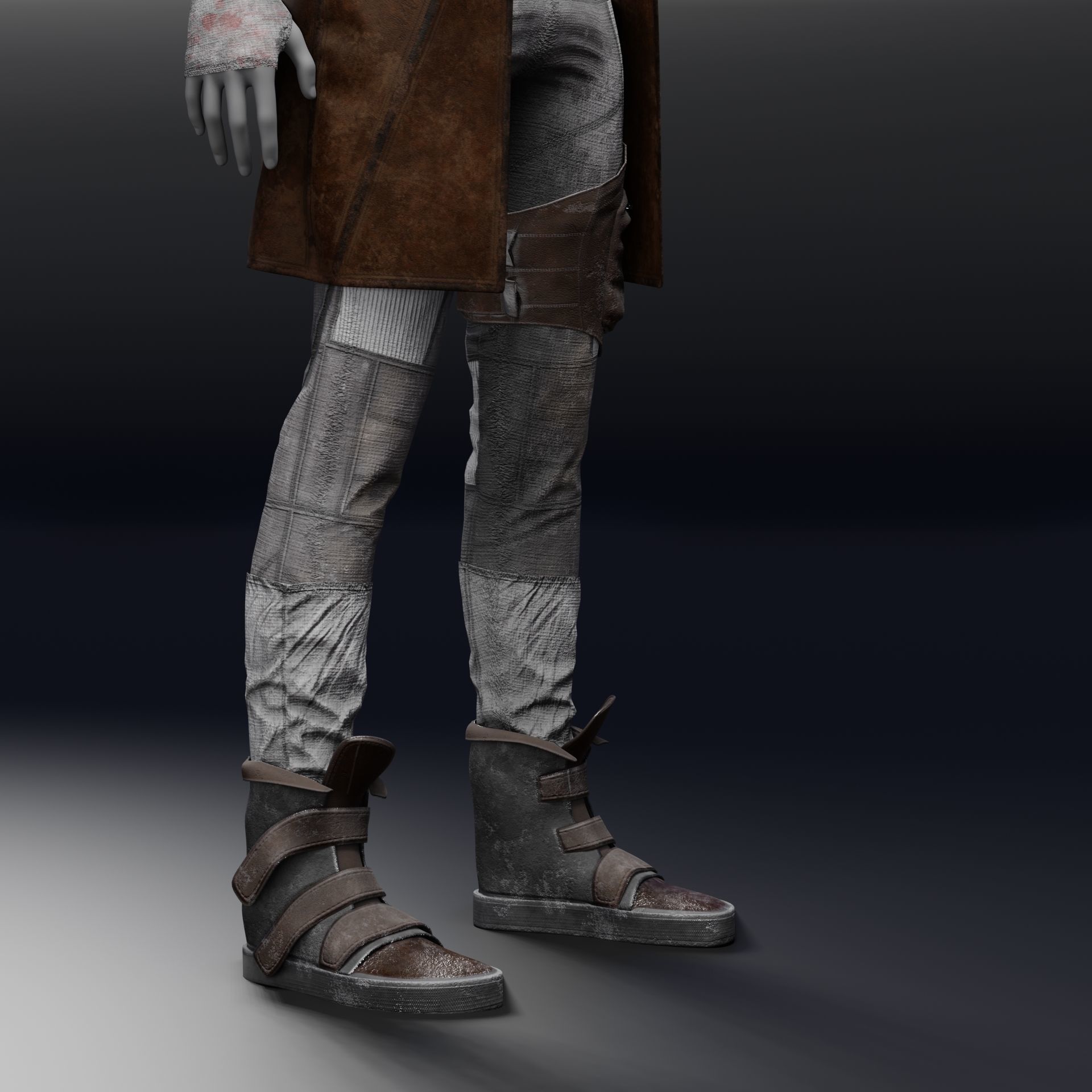 3D model Custom female outfit for Metahuman character VR / AR / low ...